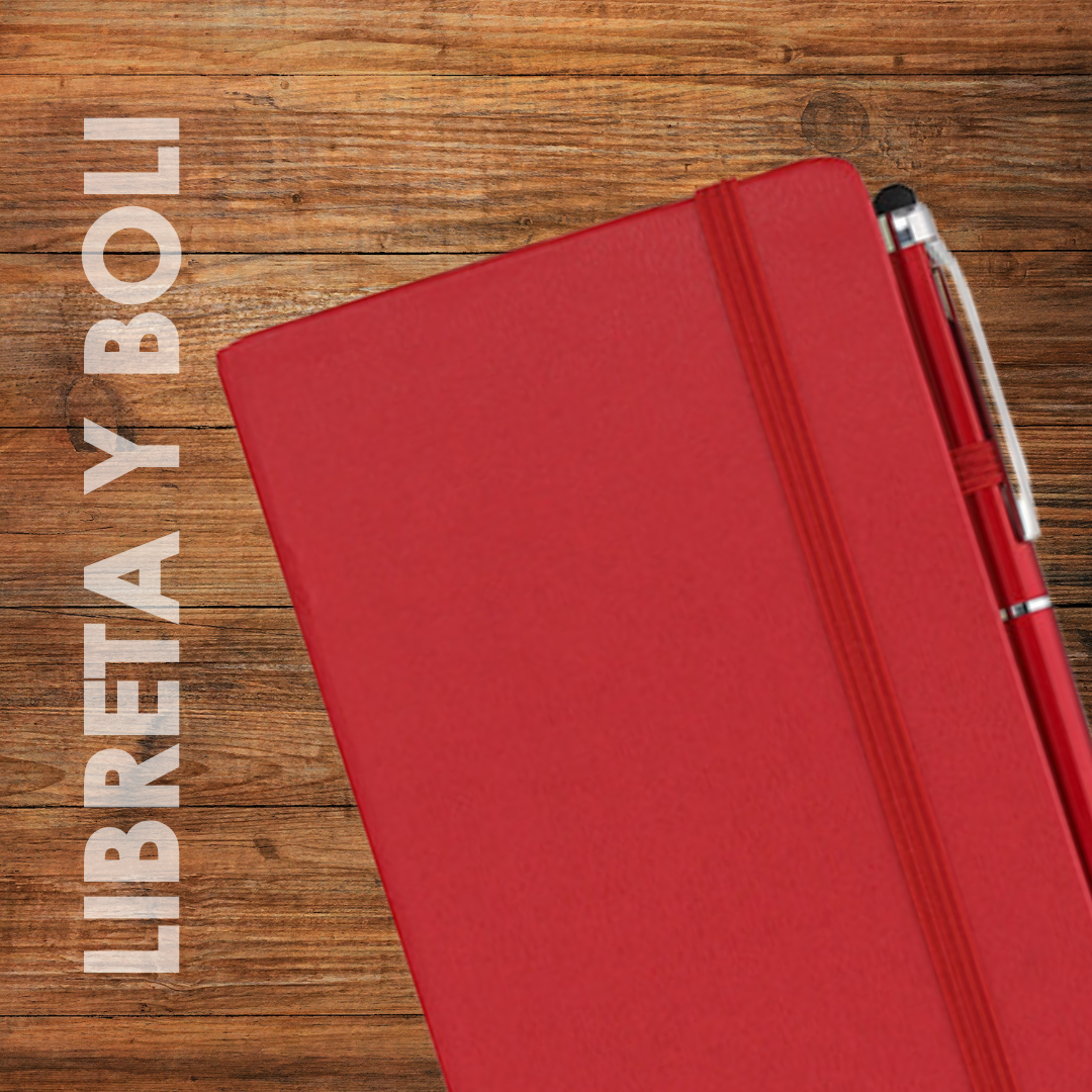 Libreta y Pluma – Garza Vogel Promocionales
